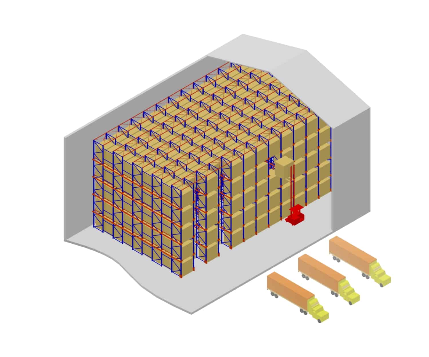 Drive-In Rack - Dân Cường - Storage Racking Systems
